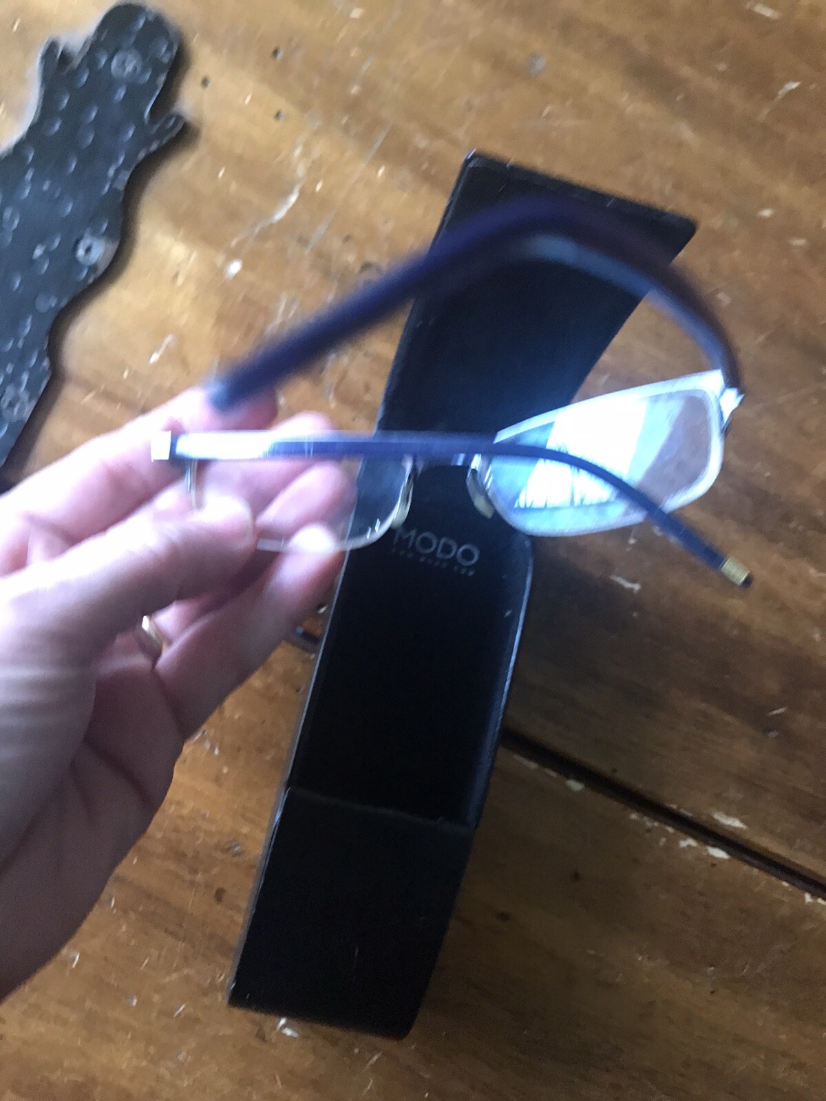 MODO MOD 944 Eyeglasses Frame Japan Half Rimless 52-18-140 w case | eBay