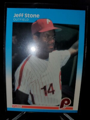 1987 Fleer Baseball Card #189 Jeff Stone | eBay