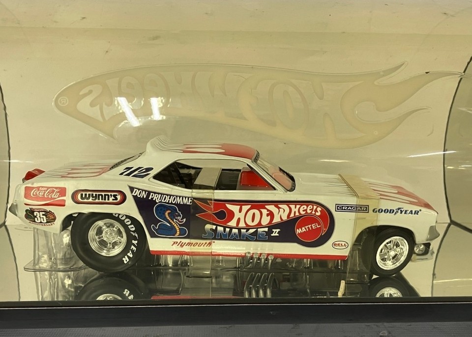 Hot Wheels 35th Anniversary The Snake & The Mongoose Set Model in Tube ...