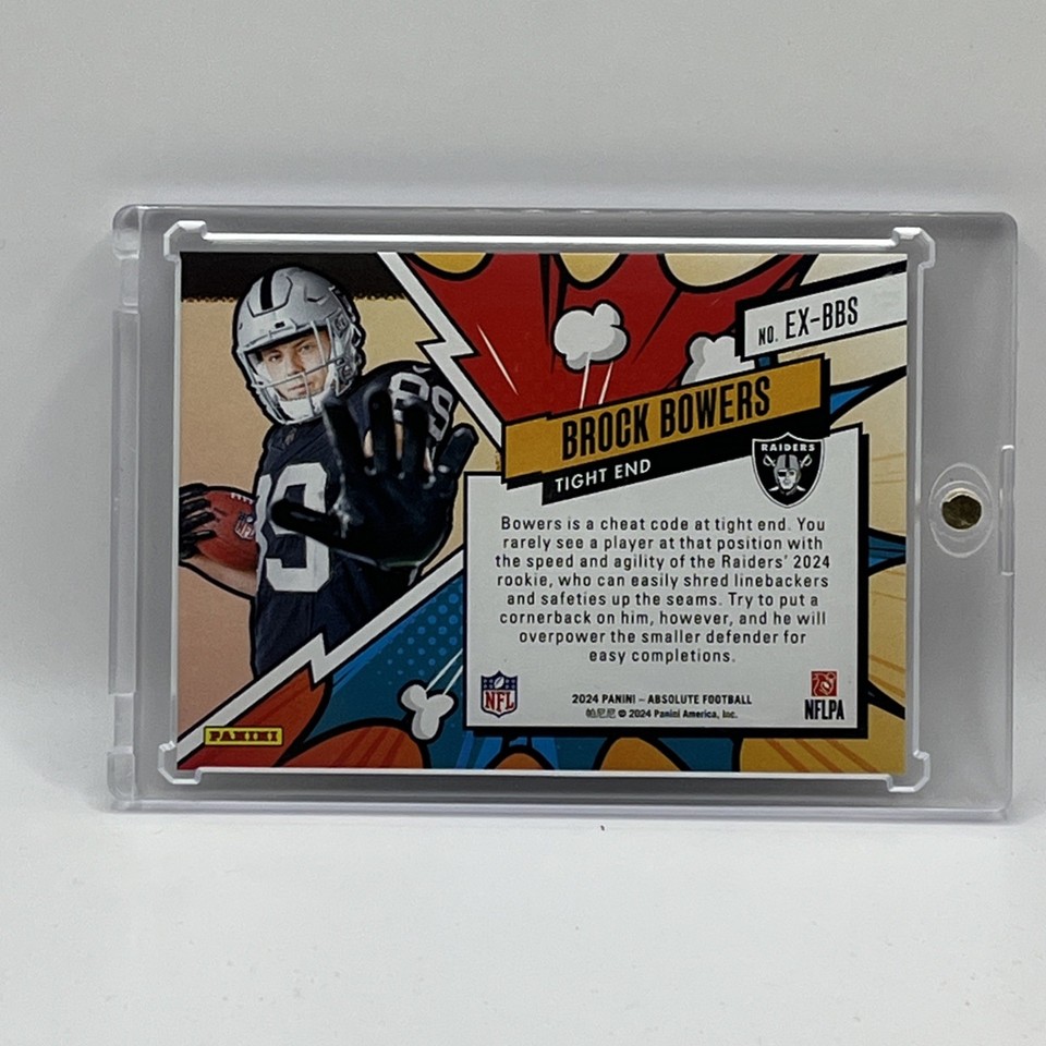 2024 PANINI ABSOLUTE FOOTBALL Brock Bowers RC EXPLOSIVE RC #EX-BBS ...