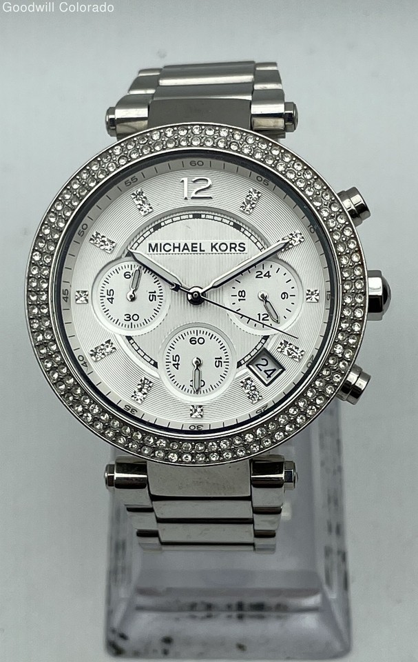 Michael Kors Model MK-5353 Stainless Steel Quartz Women's Wristwatch ...