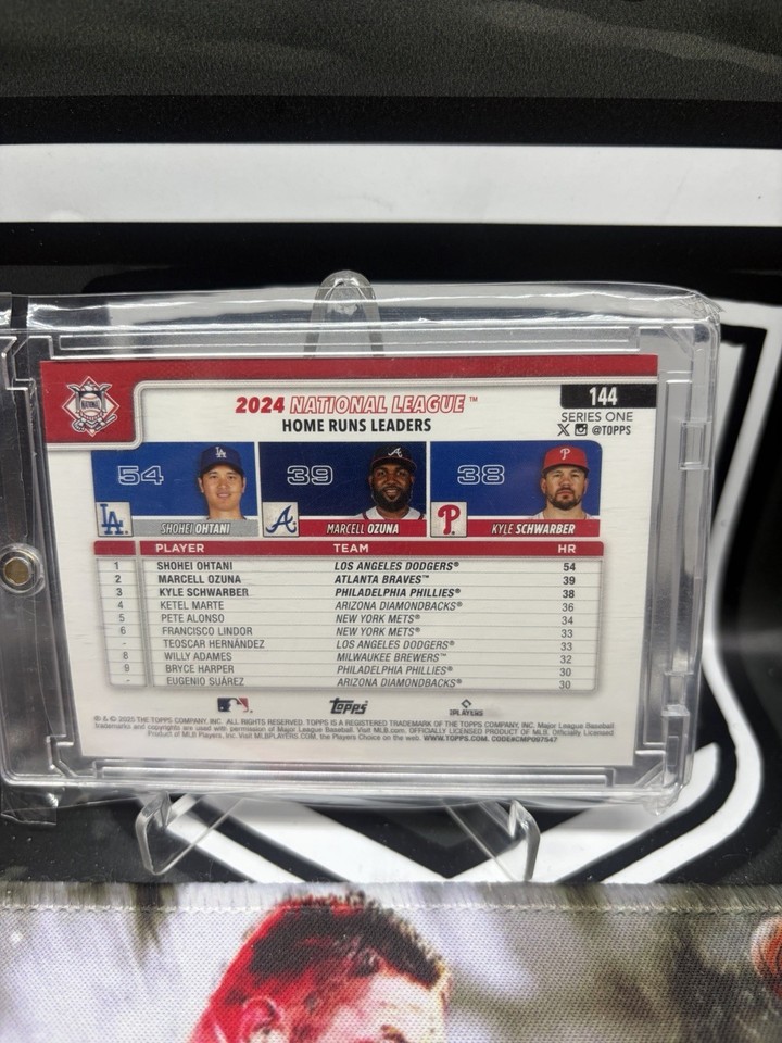 Shohei Ohtani Marcell Ozuna Kyle Schwarber Home Run Leaders Sparkle ...