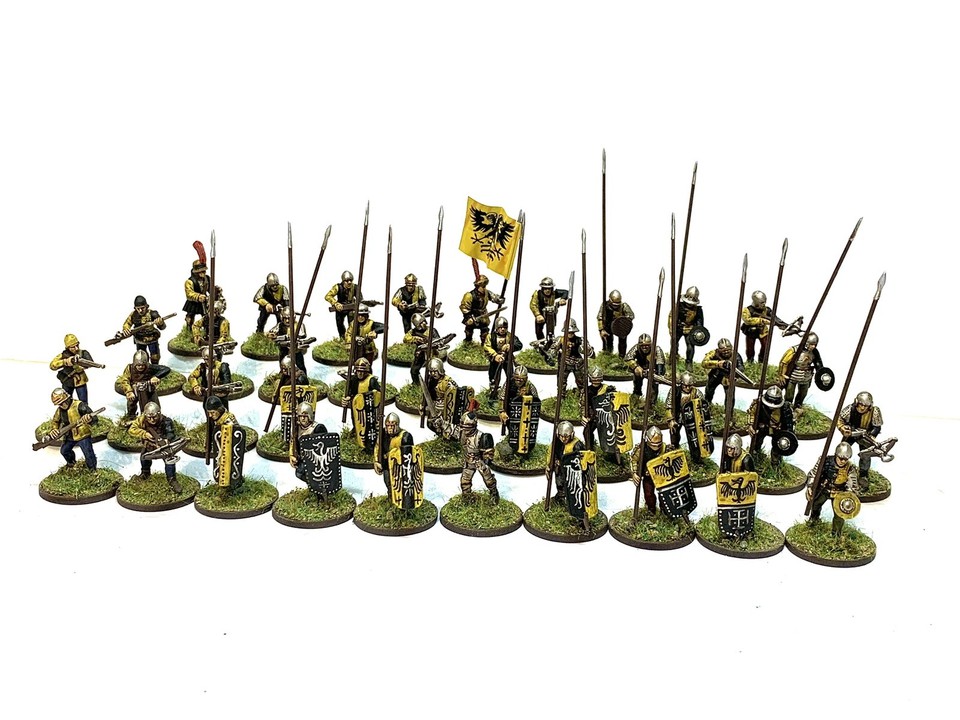 HOLY ROMAN EMPIRE INFANTRY ARMY 40 28mm painted historical wargames ...