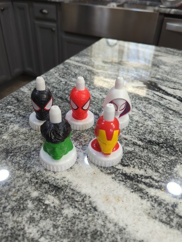 Good2Grow Marvel Super Heros Spiderman Hulk Ironman Miles Juice Toppers ...