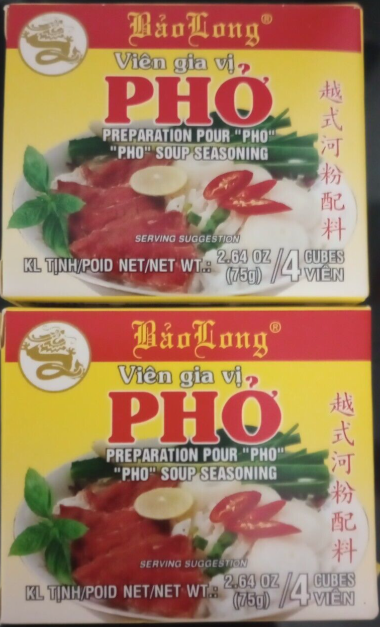 Pho Spice Cubes, Beef Flavor Soup Seasoning 2-pack,12 Cubes Total | eBay