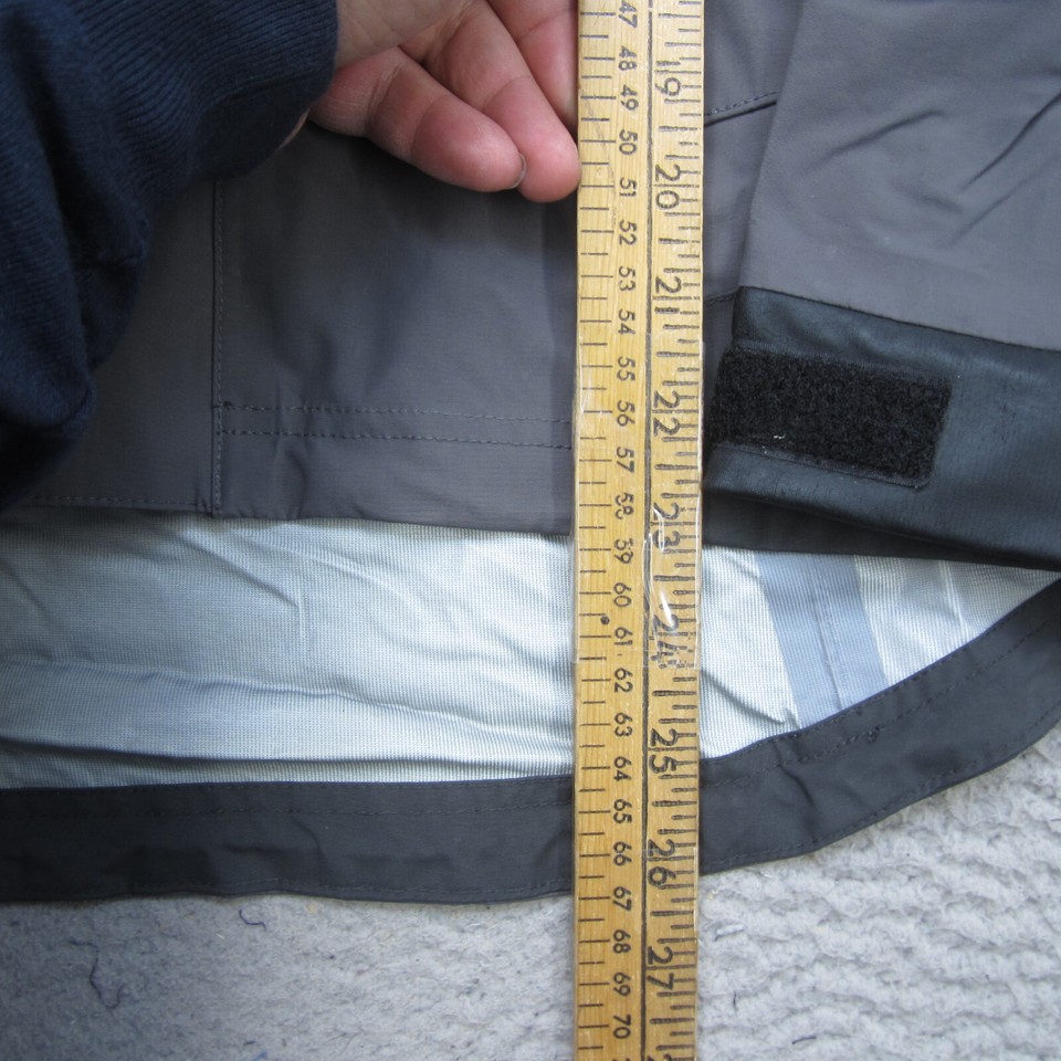 Gill KB1 Jacket Mens S Gray Waterproof Windbreaker Hooded Sailing Keel ...