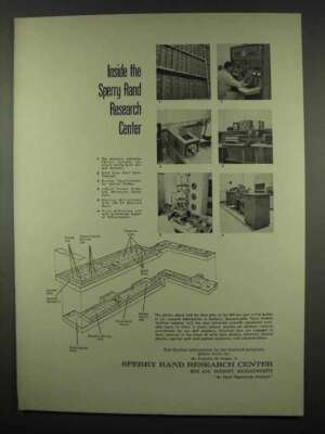 1962 Sperry Rand Research Center Ad - Inside | eBay