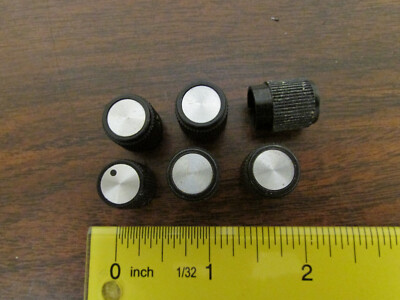 Set of 6 Test Instrument Knobs With Metal Liners Amateur Radio QRP | eBay