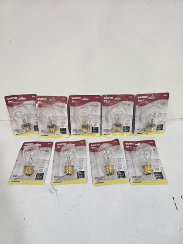 Satco S3720 Clear 130V 2700K A15 Long-Life Appliance Light Bulb 40W ...
