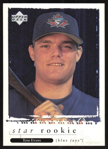 1998 Upper Deck Star Rookie Tom Evans #283 Toronto Blue Jays | eBay