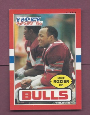 1985 TOPPS USFL #55 MIKE ROZIER BULLS .99 SHIPPING Q837 | eBay