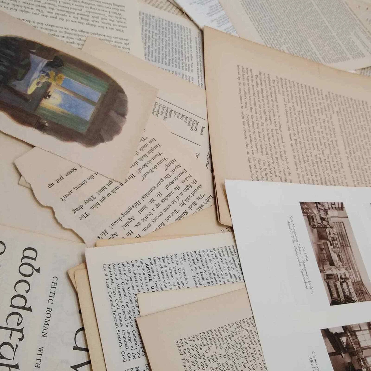 Old Book Page Design