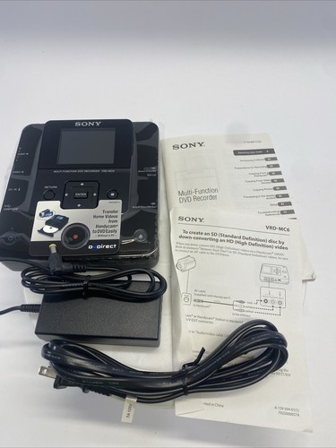 Sony DVDirect VRD-MC6 Multi Function DVD Recorder w/ Orig Box Cords ...