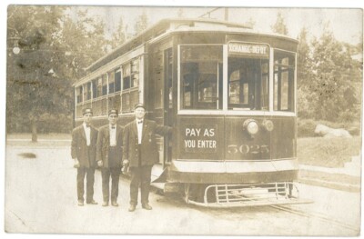 RPPC NY Buffalo Trolley 5025 Exchange Depot 1910 Erie County | eBay