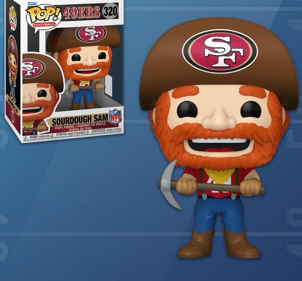 NFL San Francisco 49ers Mascot Sourdough Sam #320 Funko Pop! PREORDER ...