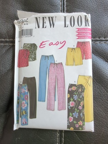 New Look Sewing Pattern 6982 Pants,Shorts, Skirts Sizes 8-18 Length ...