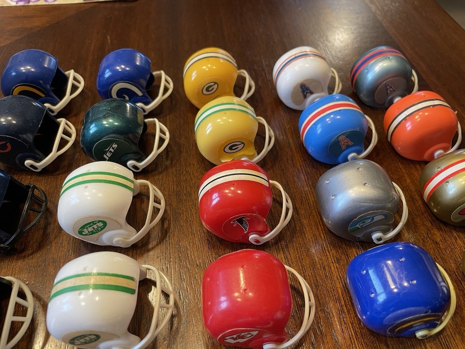 Lot of (44) Vintage NFL/AFL Mini Gumball Football Helmets | eBay