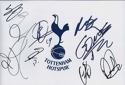 Tottenham Hotspurs Squad Signed Autograph 12x8 Photo + COA COYS | eBay UK