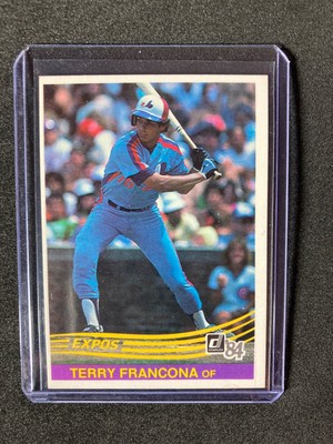1984 Donruss Baseball Card Terry Francona Montreal Expos #463 | eBay