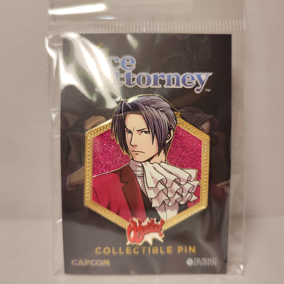 Ace Attorney Phoenix Wright And Miles Edgeworth Golden Series Enamel ...
