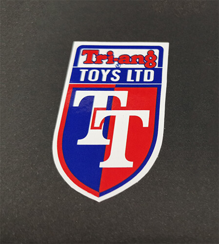 Triang Tri-ang Logo Shield Sticker Decal for bikes trikes scooters toys ...