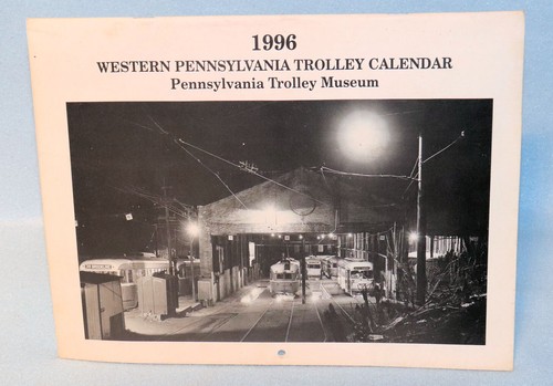Vintage 1996 Western Pennyslvania Trolley Calendar. PCC Streetcars ...