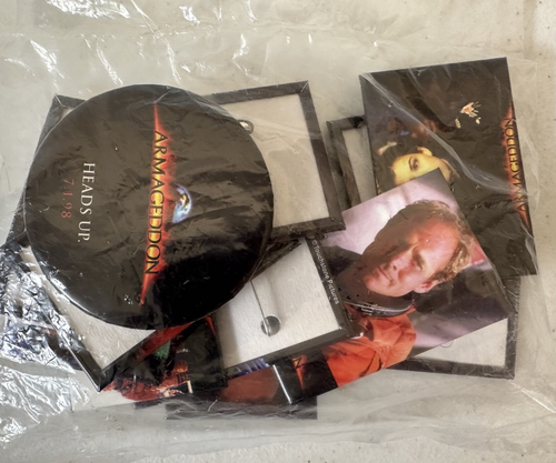 Armageddon movie 11 pins buttons full set 1998 Bruce Willis asteroid ...