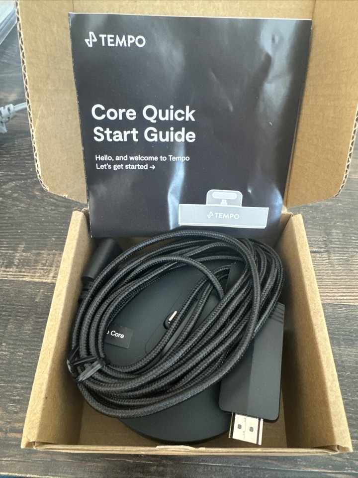 Tempo Core Fitness Dock NEW in Box (Black) Never Used | eBay