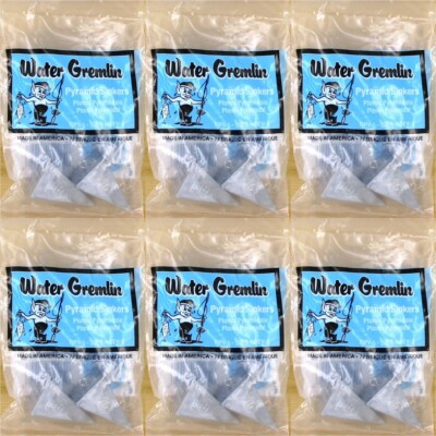 (6) Packs Water Gremlin 5 Oz Pyramid Sinkers Size 5 Wholesale Case ...