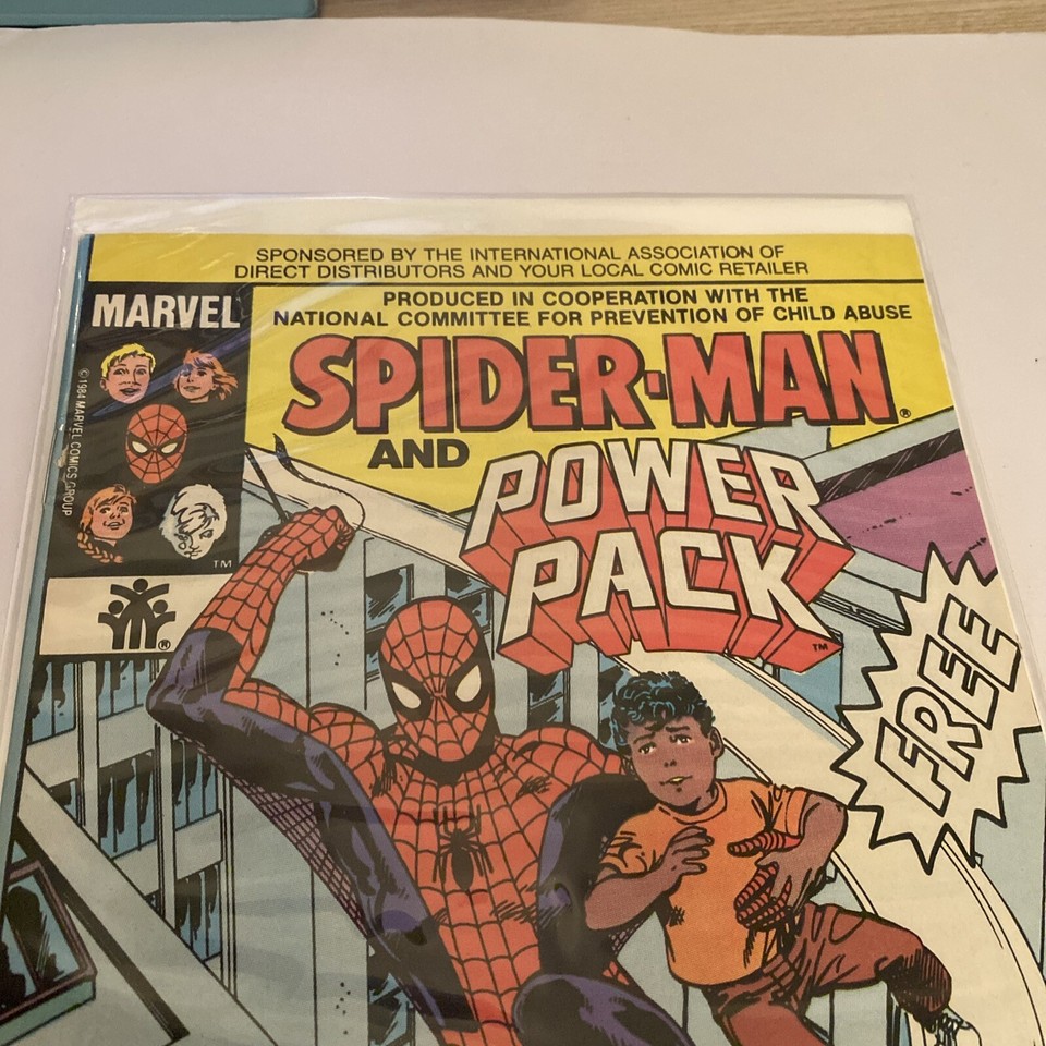 Spider-Man and Power Pack - Child Abuse Prevention Promo Comic NEA 1984 ...