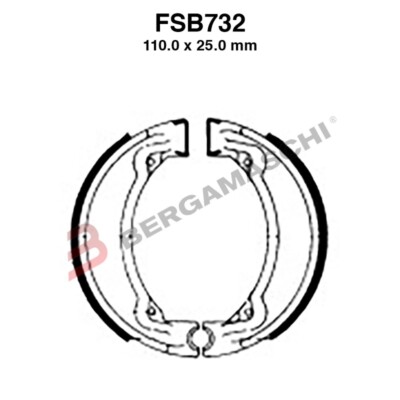 Ganasches Ceppi De Frein Arrière Ferodo Yamaha Chappy 50 1980>1980 | eBay