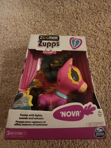 Zoomer Zupps Pretty Ponies, Nova, Series 1 - Interactive Pony with ...