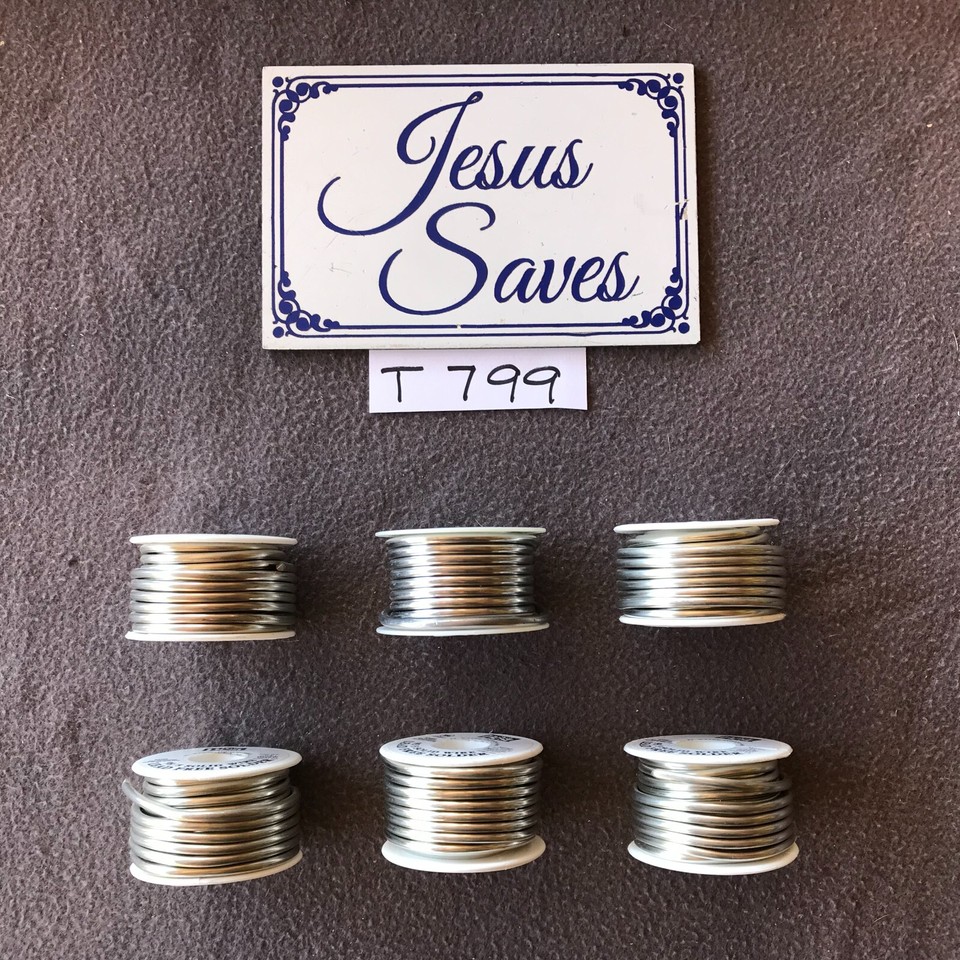 6 Rolls Mixed 8 oz. Lead-Free Solid Wire Solder Silver T799 | eBay