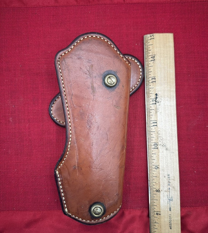 Vintage Davis Leather Company Competition Leather Holster 22450 6 Heavy Duty | eBay