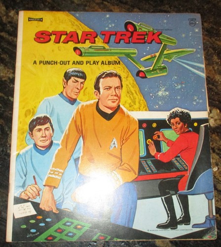 1978 Vintage Star Trek A Punch-Out and Play Album Activity Book Toys ...