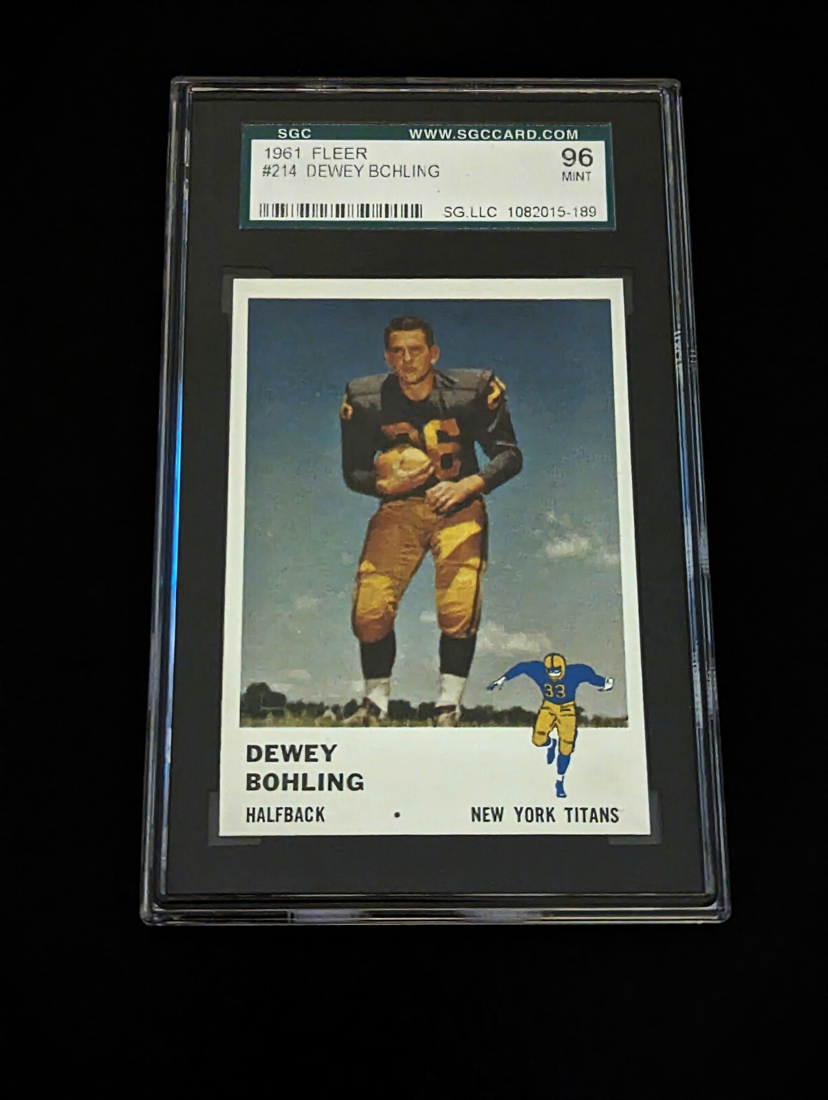 1961+Fleer+-+%23214+Dewey+Bohling+%28RC%29 for sale online | eBay
