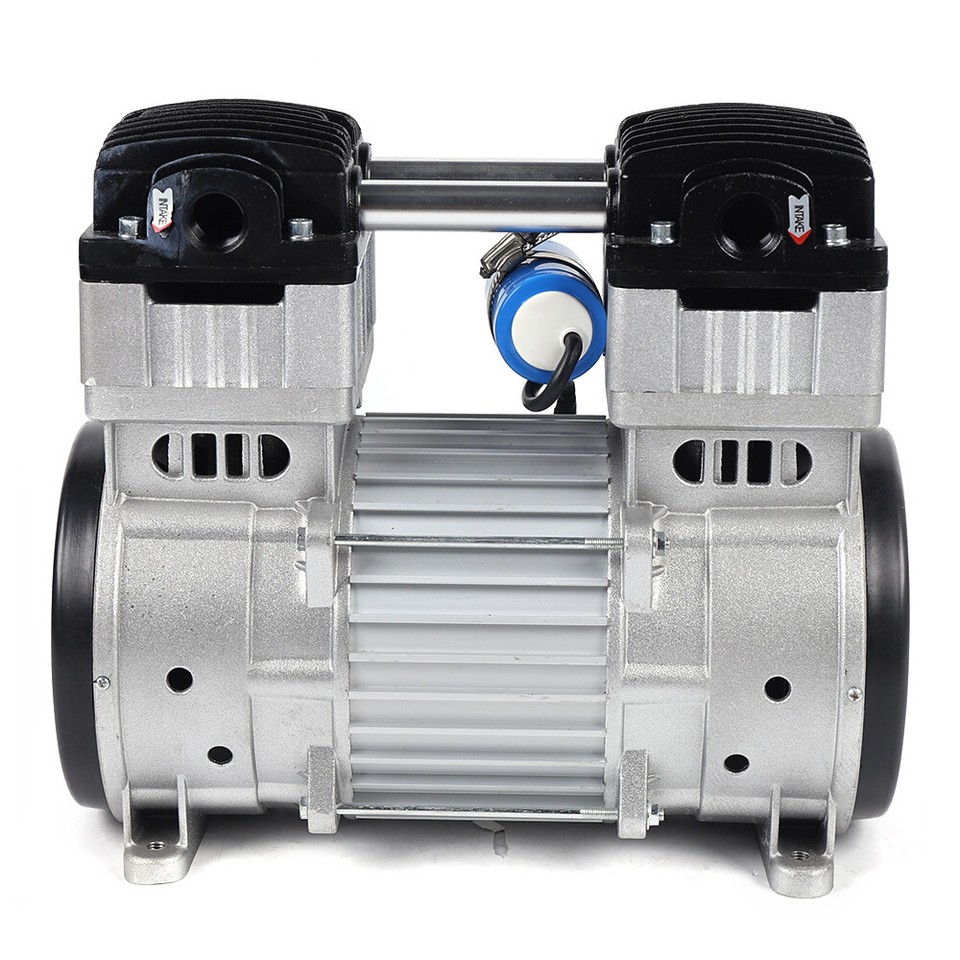 1100W 7CFM Silent Air Pump Compressor Head Small Air Mute Oilless ...