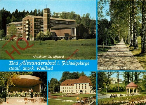Postcard: Bad Alexandersbad/Fichtelgebirge (Multiview) Altenheim St. Michael | eBay UK