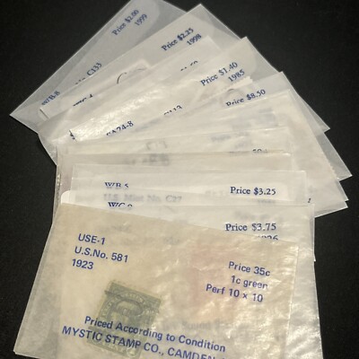 USPS Single Stamps lot From The 1920’s-1990's- Vintage | eBay
