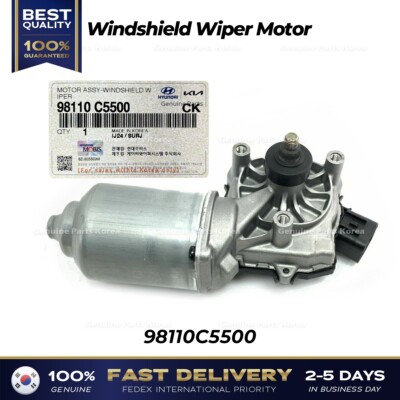 ⭐Genuine⭐ Windshield Wiper Motor 98110C5500 for Hyundai Kia | eBay ...