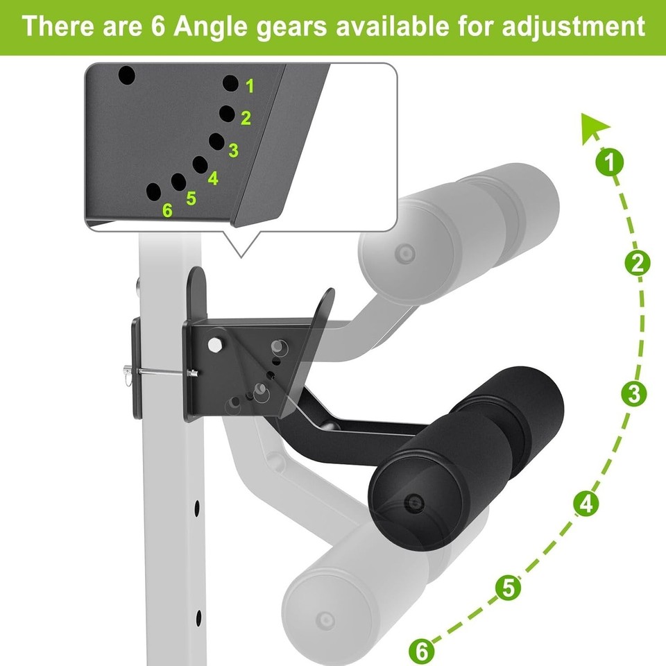 Nordic Hamstring Curl Squat Rack Attachment Fits 2x2 Power Racks for ...