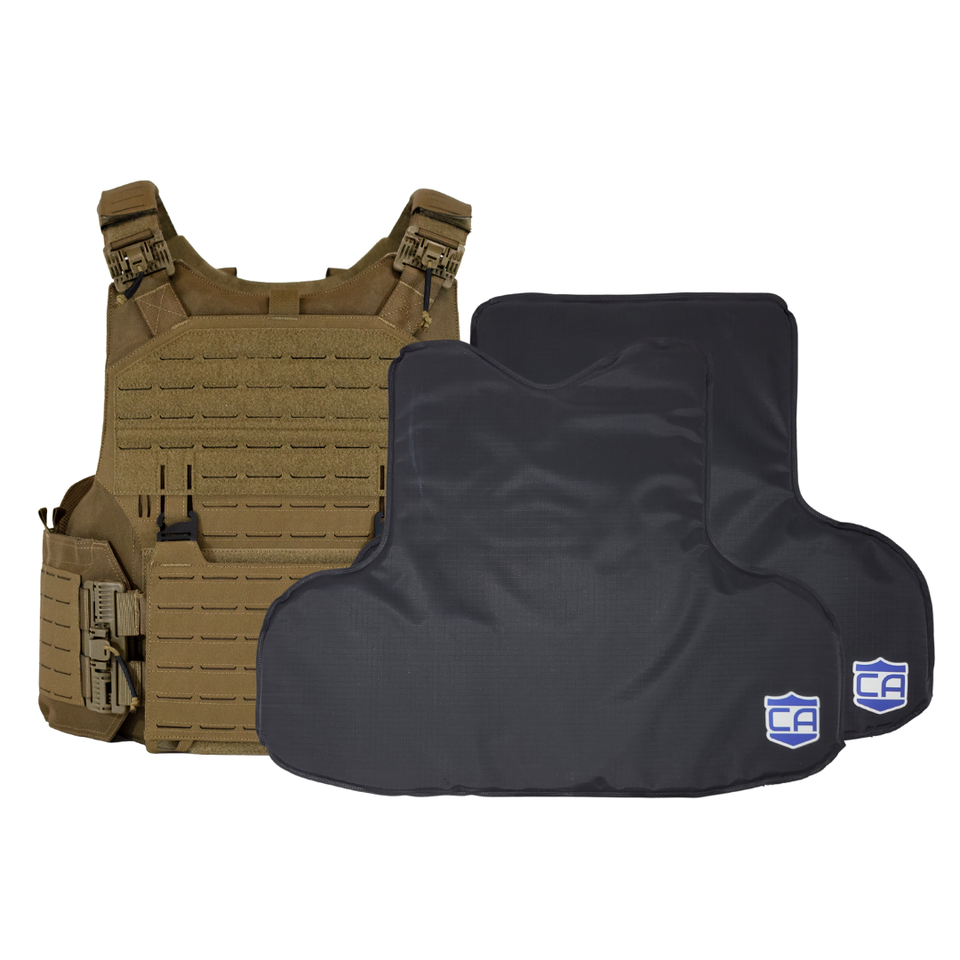 CaliberX Soft Body Armor with Modular Overt Defense (M.O.D.) Plate ...