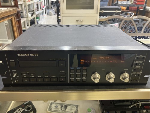 Tascam DA-30 Professional DAT Deck Powers On Untested Beyond That | eBay