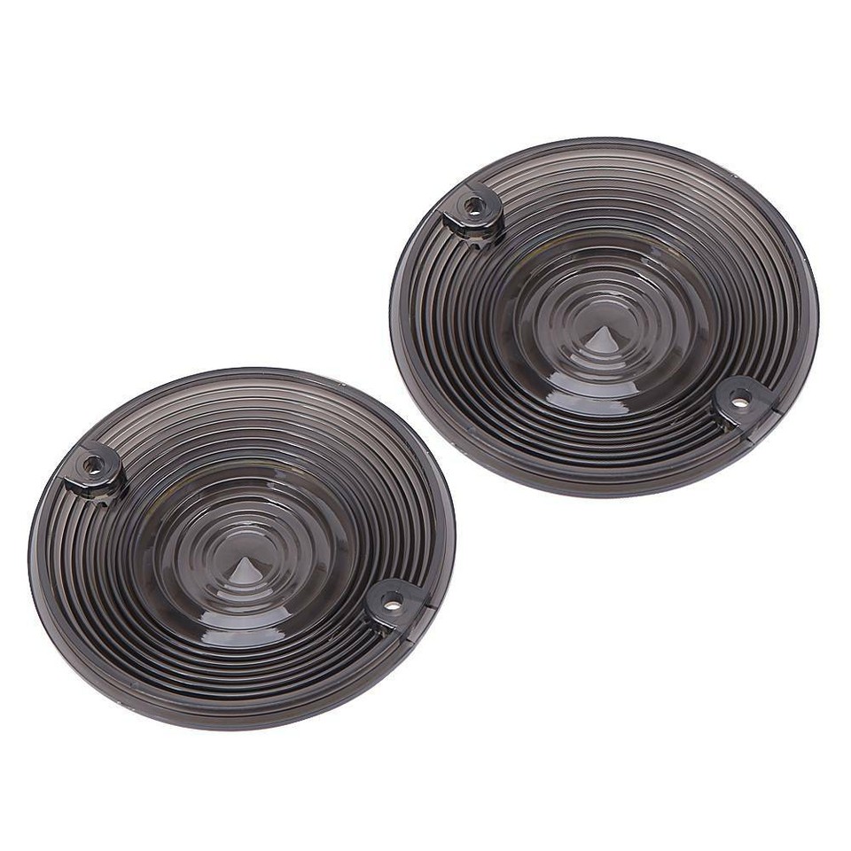 Smoke Turn Signal Light Cover Len for Harley Touring Electra Glide ...