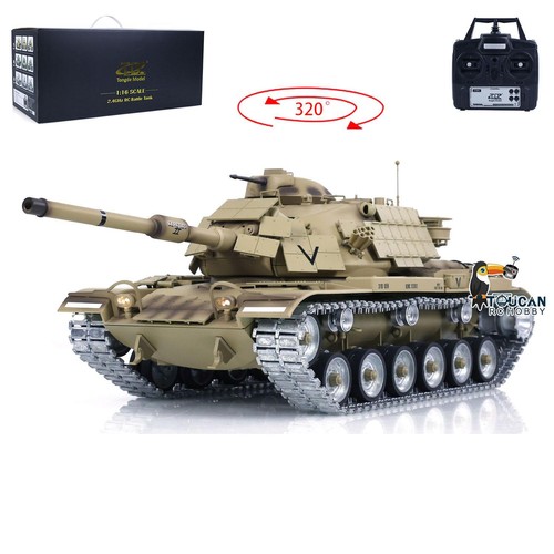 1:16 USA RC Battle Tank M60A1 ERA Radio Control Tanks w/ Metal Wheels ...