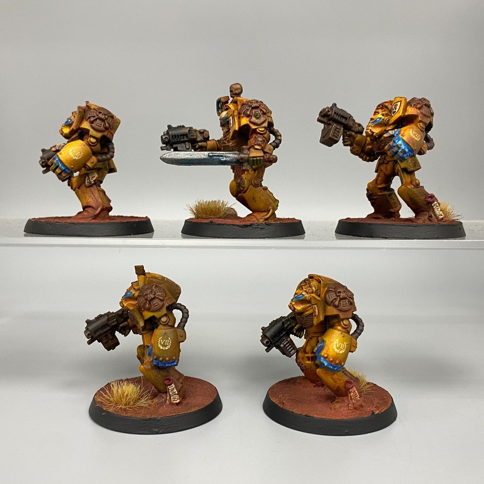 Terminator Squad Imperial Fists Space Marines Warhammer 40.000 40K ...