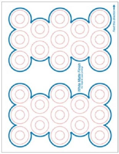 10 Cracked Disc Hub Repair Ring Stickers Labels! CD, DVD, PlayStation ...