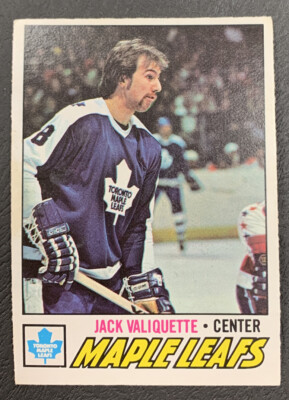 1977-78 O-Pee-Chee OPC Hockey - #64 Jack Valiquette - Toronto Maple ...