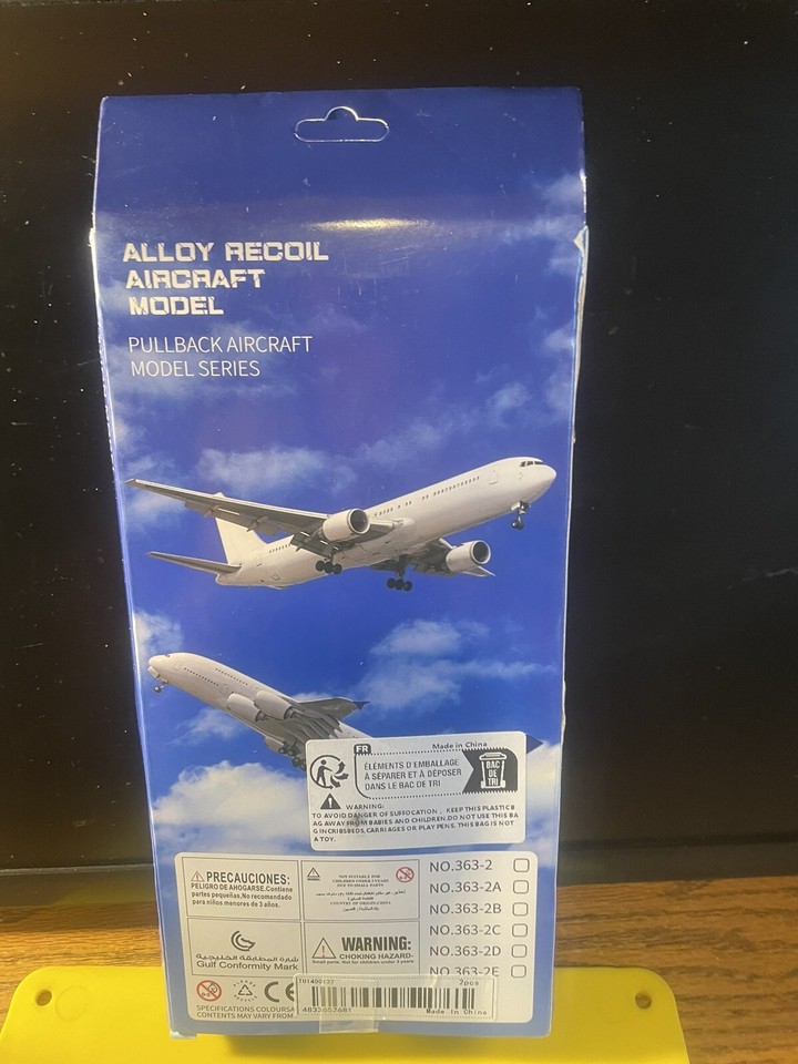 BOEING AIRBUS 380+777 1/400 AIRCRAFT MODELS NIP ALLOY RECOIL PULLBACK ...