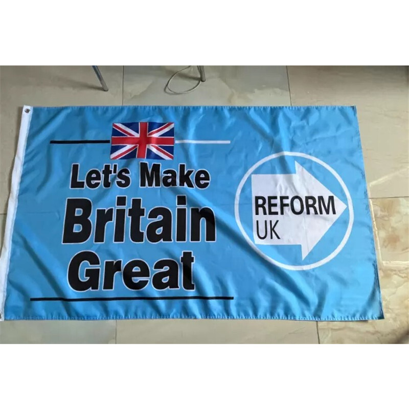 Reform Uk Flag 90X150Cm Flags Not Keir Starmer Political Not England Uk ...